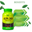 Alfa 369 - Omega 369 - Organic Flax Oil 1000 mg – Alfa Vitamins Store