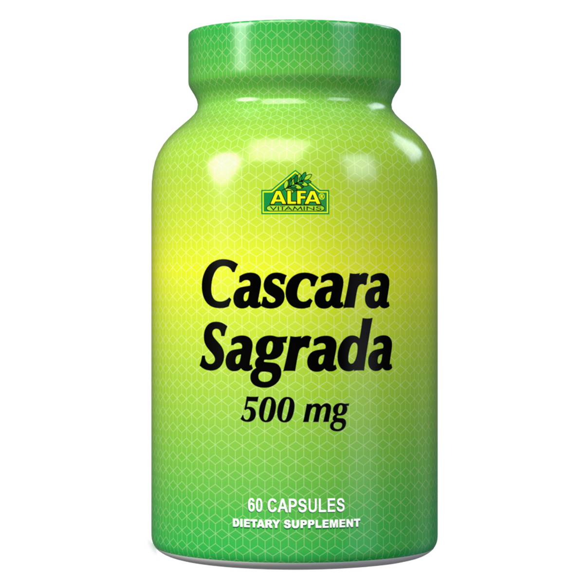 Cascara Sagrada 500 mg - 60 capsules – Alfa Vitamins Store