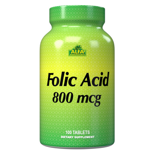 Folic Acid Tablets / 800 mcg – Alfa Vitamins Store