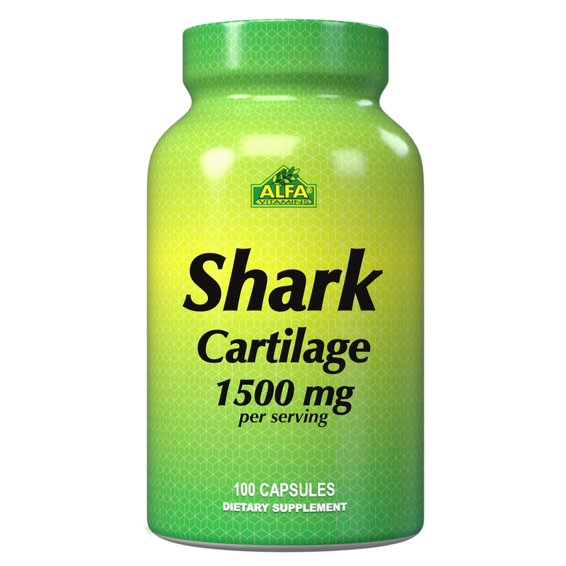 Shark Cartilage Capsules 1500mg – Alfa Vitamins Store