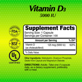 Vitamin D3 5000 IU / Heart Health – Alfa Vitamins Store