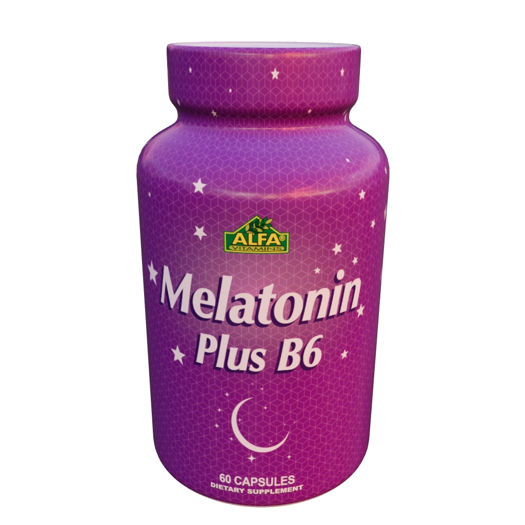 Melatonin 3mg / Plus B-6 – Alfa Vitamins Store