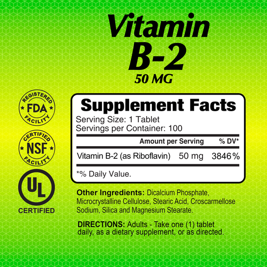 Vitamin B2 – Alfa Vitamins Store