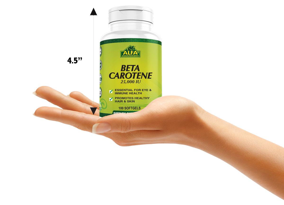 Beta Carotene Supplements - 25,000 IU – Alfa Vitamins Store