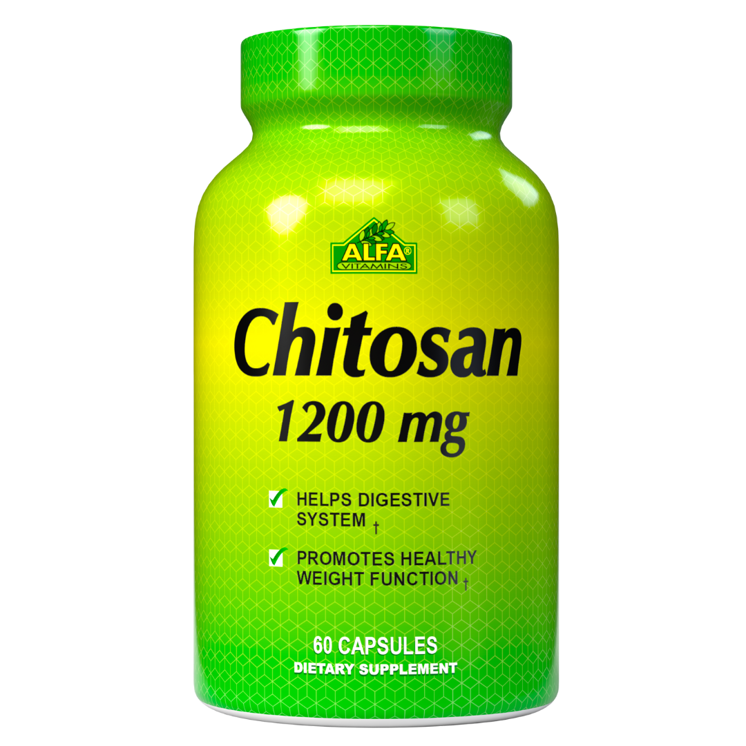 Chitosan 600 mg - 60 capsules – Alfa Vitamins Store